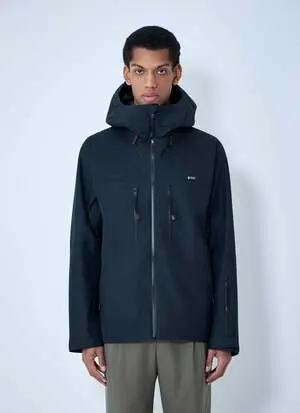 Prada Technical Zip-up Hooded Jacket - Black