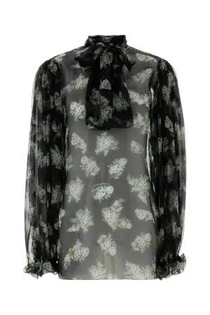 Dolce & Gabbana Printed Silk Blouse - Multicolor