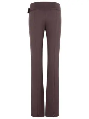 Sportmax Banda Slim Trousers With Asymmetric Belt