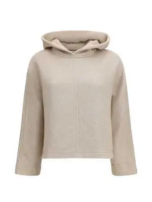 Max Mara Embroidered Logo Hooded Sweater - Multicolor