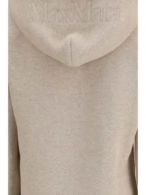 Max Mara Embroidered Logo Hooded Sweater - Multicolor