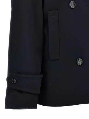 Max Mara Laveno Double-breasted Coat - Blue