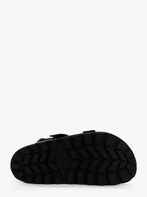 JIL SANDER Leather Sandals With Adjustable Buckles