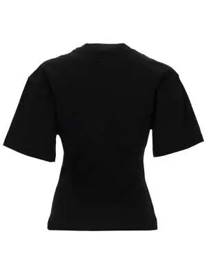COURREGES Cotton Logo T-shirt
