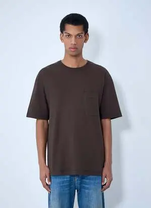 LEMAIRE Boxy Ss T-shirt - Brown