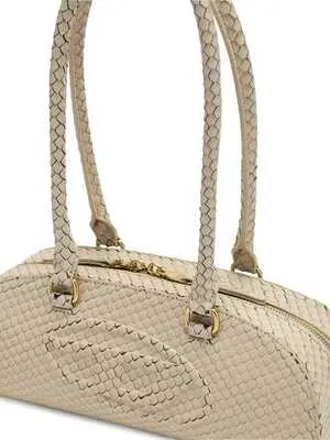 DIESEL® Dome Shoulder Bag With Embossed Logo - Multicolor