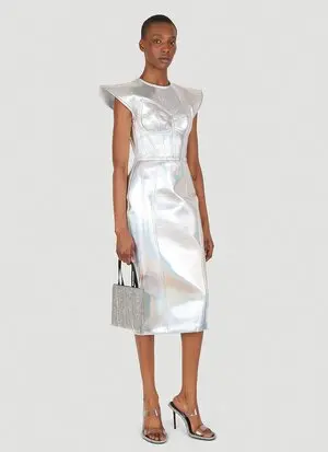 Dolce & Gabbana Metallic Bustier Dress