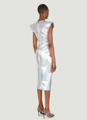 Dolce & Gabbana Metallic Bustier Dress
