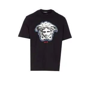 Versace Medusa In Relief Graphic T-shirt