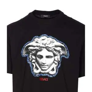 Versace Medusa In Relief Graphic T-shirt