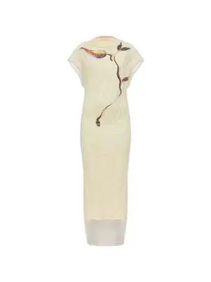 Sportmax Viale Printed Long Dress - Multicolor