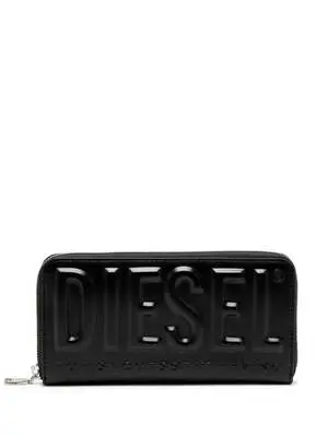 DIESEL® Wallet With Embossed Logo - Black