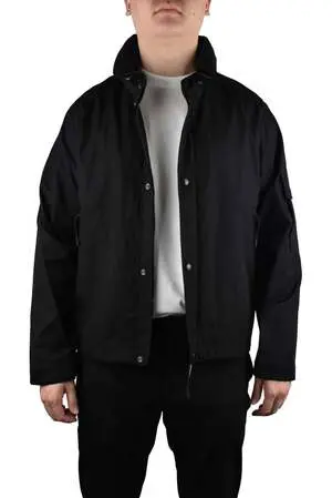 C.P. COMPANY Long Sleeve Jacket With Logo Patch