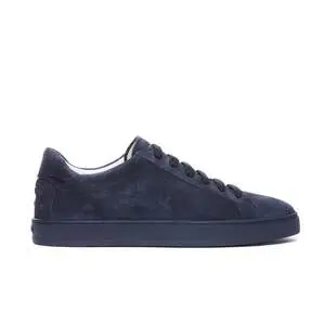 TOD'S Suede Lace-up Sneakers - Blue
