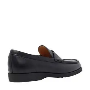 TOD'S Leather Slip-on Loafers - Black