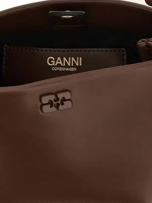 GANNI Bou' Mini Handbag - Brown