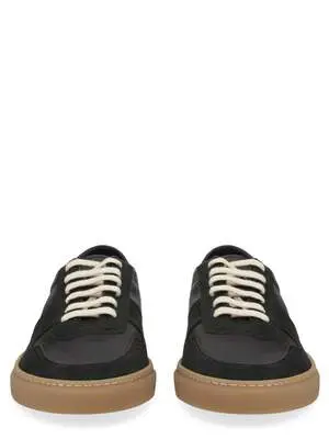 COMMON PROJECTS Leather And Suede Bball Sneakers - Black