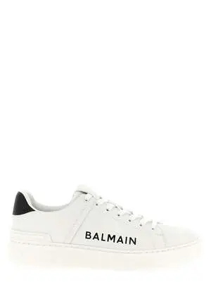 Balmain B-court Calf Leather Sneakers - Multicolor