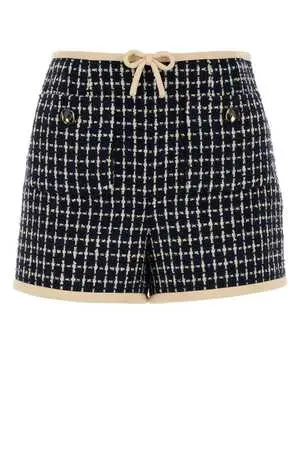 Valentino Garavani Embroidered Tweed Shorts - Multicolor