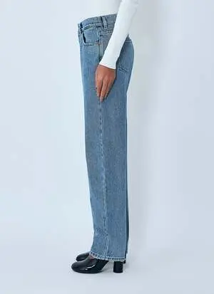 Chloé Tapered Jeans With Logo Patch
