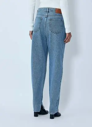 Chloé Tapered Jeans With Logo Patch