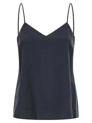 MAX MARA MAX MARA Mungia Silk Canvas Sweetheart Neckline Top