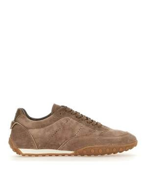 TOD'S Leather Effect Lace-up Sneakers - Multicolor