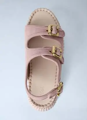 Chloé Nama Platform Sandal - Pink
