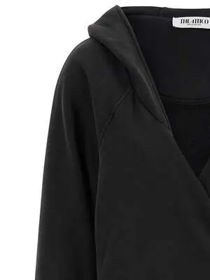 Attico Hooded Faded American Fleece Dress