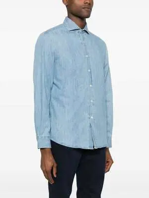 Brunello Cucinelli Denim Shirt - Blue