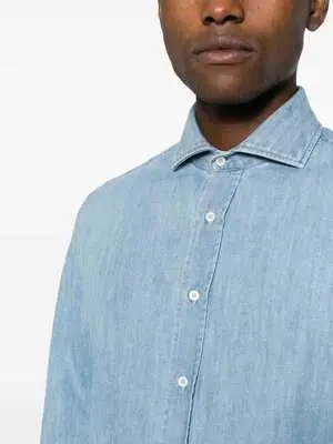 Brunello Cucinelli Denim Shirt - Blue