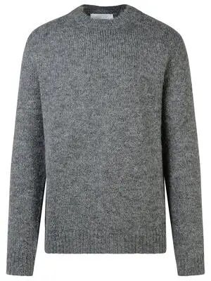 JIL SANDER Alpaca Blend Sweater - Gray