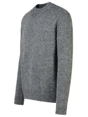 JIL SANDER Alpaca Blend Sweater - Gray
