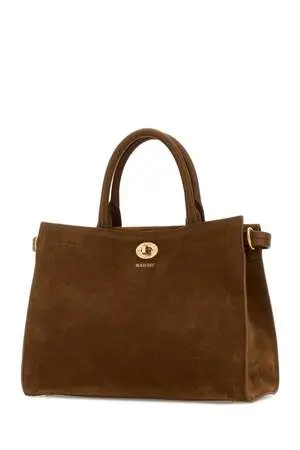 Burberry Small Cotswolds Handbag In Suede