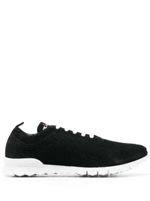 Kiton Embroidered Sneakers - Black