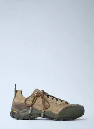 Our Legacy Gabe Suede And Mesh Hiking Sneakers - Cream