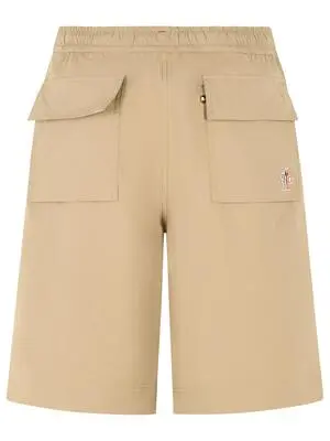 Moncler Technical Froissé Shorts - Cream