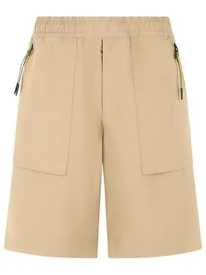 Moncler MONCLER GRENOBLE Technical Froissé Shorts Cream
