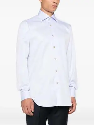 Kiton Cotton Shirt - Blue