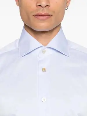 Kiton Cotton Shirt - Blue