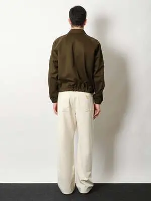 Valentino Garavani Cotton Zip-up Jacket With Vgold Details - Multicolor