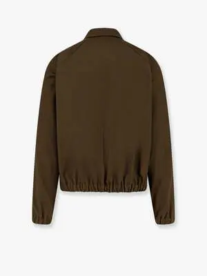 Valentino Garavani Cotton Zip-up Jacket With Vgold Details - Multicolor