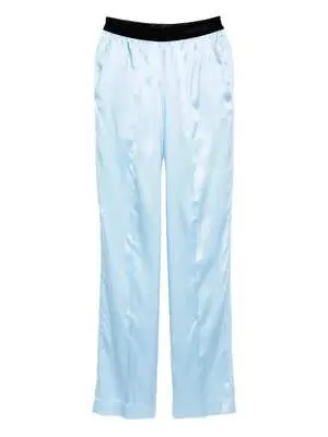 TOM FORD Satin Trousers - Blue