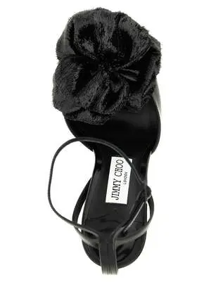 JIMMY CHOO Mimmi Sandals With 3d Flower Detail
