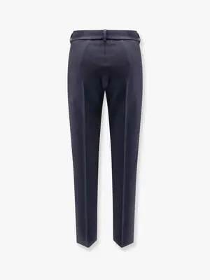 Max Mara Womanita Cotton Blend Trousers - Multicolor
