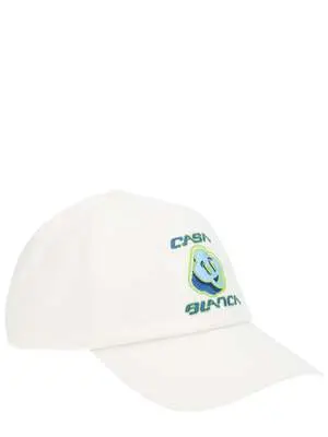 Casablanca Embroidered Logo Baseball Cap