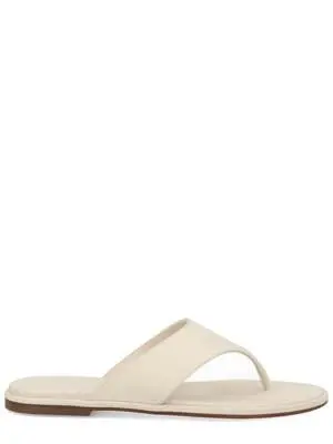 AeydĒ Leather Thong Sandals - Cream