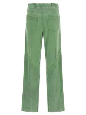 Attico Light American Fleece Front Split Pants