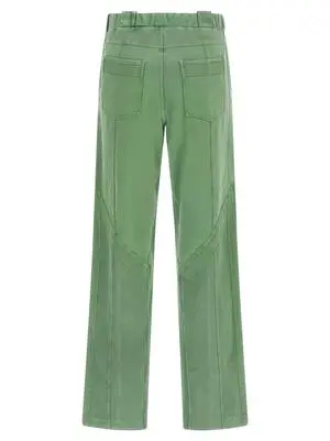Attico Light American Fleece Front Split Pants