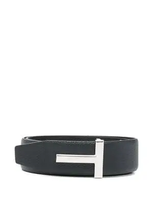 TOM FORD Belt With T-bar Closure - Blue
